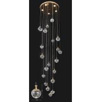 Quality Apple Hanging Pendant Light Staircase Crystal Chandelier New Villa Hollow High for sale