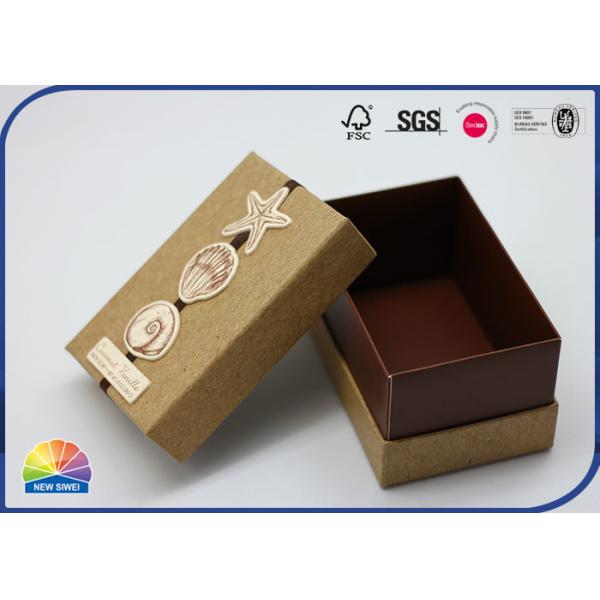 Quality Brown Customized Rigid Shoulder Box For Special Gift Soap for sale