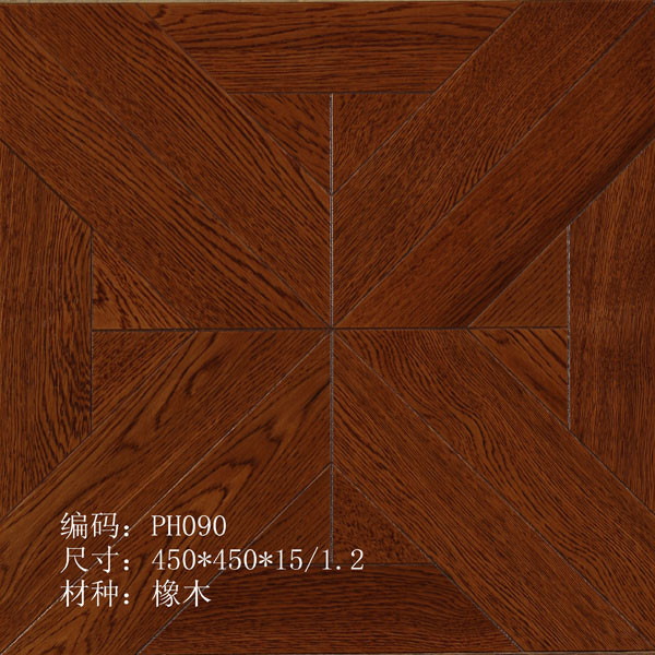 Quality White Oak Parquet Tiles Engineered Wood Flooring Customized Design for sale