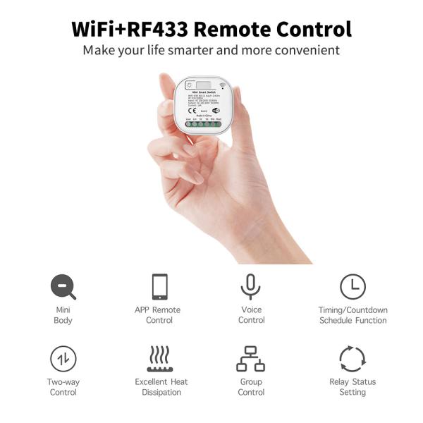Quality Wireless Zigbee Smart Switch 2.4GHz Switch IP44 Waterproof for sale