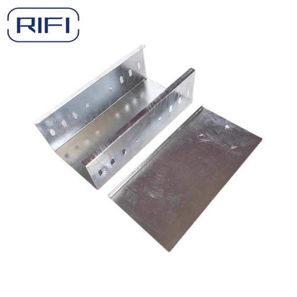 Quality OEM Solid Trough Electrical Cable Rack With Plate Cover Solid Cable Tray for sale