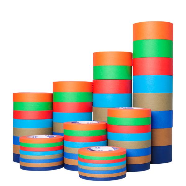 Quality Customized Heat Resistant Multi Colored Masking Tape For Painting for sale