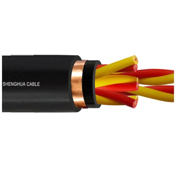Quality Al Foil Plastic Screen PE Insulation Shielded Power Cable with CU core for sale