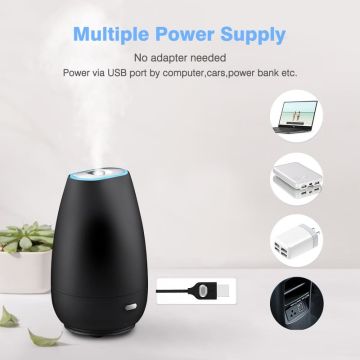 Quality 60ml USB Intelligent Car Air Freshener Diffuser With Ultrasonic Aroma Diffuser for sale