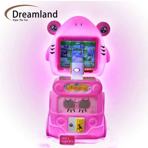 Quality Immersive Game World With Shark Themed Electronic Coin Op Arcade Kids Game Machine Small Size Consumption Energy for sale