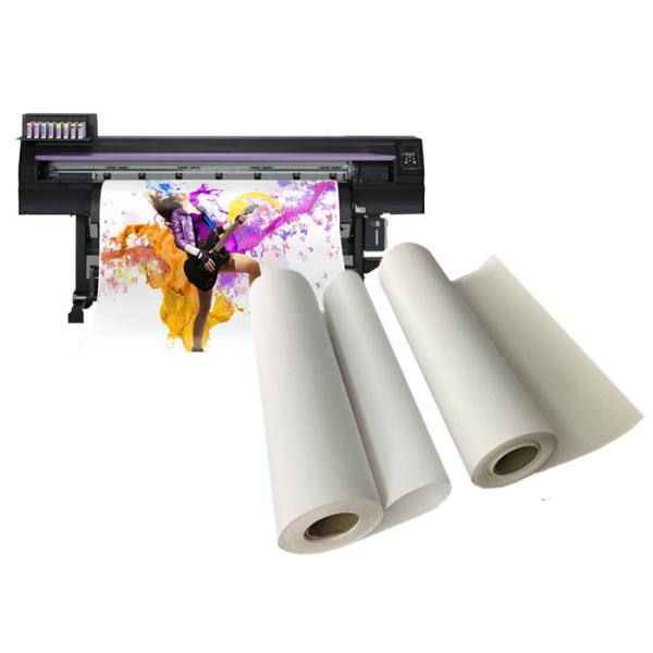 Quality Digital Inkjet Waterproof Polyester Fabric Roll Matte Surface for sale