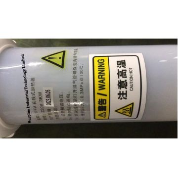 Quality PFA Inline Heater 230V 1P 3KW Chemical Inline Heater For Industrial for sale