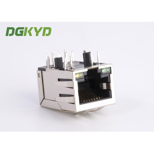 Quality Net Bridge RJ45 Connector With Lan Filter 10 / 100 Base Side Entry Factory for sale