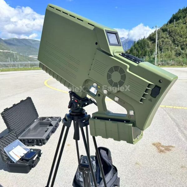 Quality 3-In-1 （Detection&Jamming&Spoofing)  Mobile Drone Defense Device Portable FPV Drone Jammer for sale