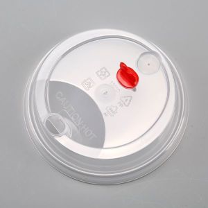 Quality Clear Pp Hot Plastic Cup Lid 90mm Heat Tolerance Good Strength Portable for sale