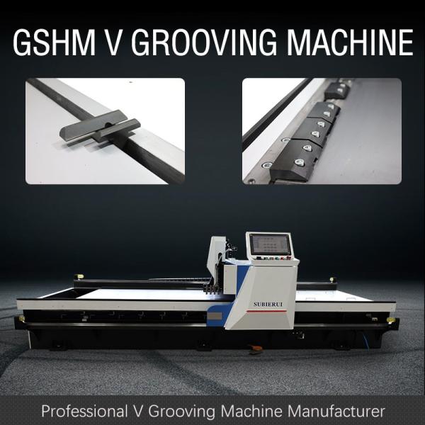 Quality Hydraulic CNC V Grooving Machine For Stainless Steel In Elevator Industry for sale