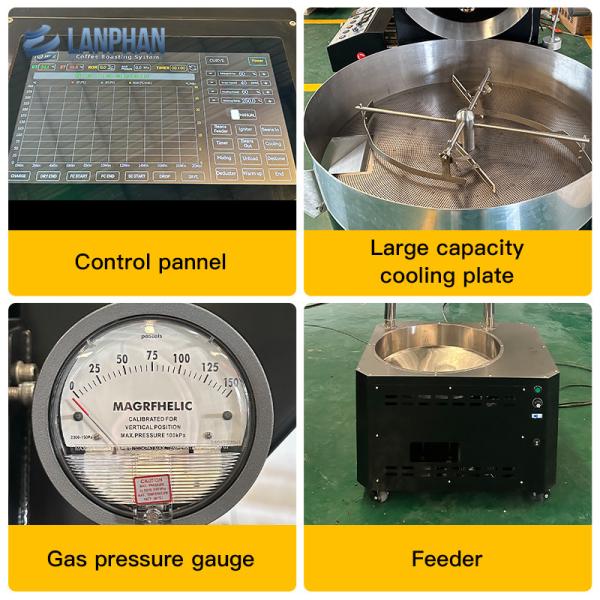 Quality 60Kg Coffee Roaster Machine Hot Air Coffee Bean Roaster Industrial Coffee for sale