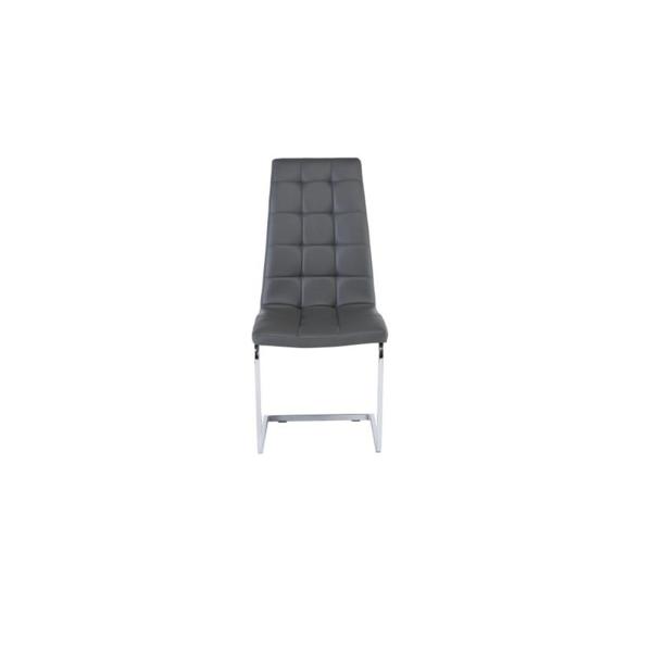Quality High Back Kitchen 60KGS 60cm Faux Leather Dining Chairs for sale