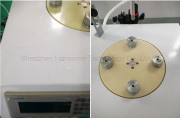 4 Rotary Working Stations Text Screen Automatic LED Bulb Glue Dispenser 0