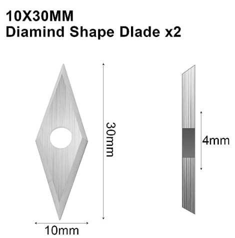 Quality 8pcs Tungsten Carbide Cutter Inserts For Wood Lathe Turning Tools for sale