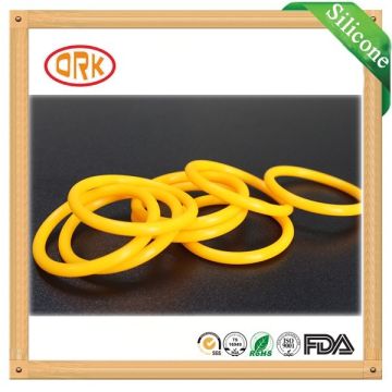 Quality Standard Colored FDA Silicone Rubber O-Rings With High-Tensil Strength for sale