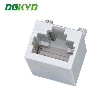 Quality DGKYD111B002IWC4D single port RJ45 connector, 100Mbps, integrated filtering, for sale