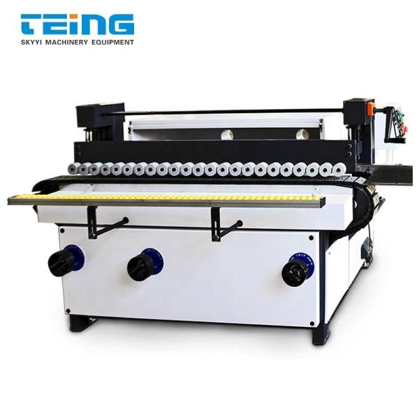 Quality Three Head Vertical Door Edge Side Sanding Machine with 150mm Polishing Roller for sale