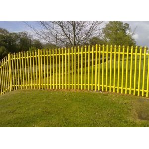 Quality Unscalable 1.5m Triple Pointed Palisade Fencing For Garden for sale