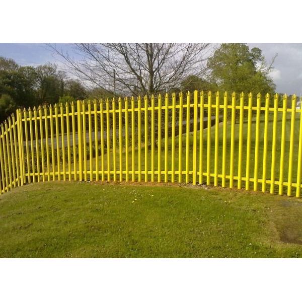 Quality Unscalable 1.5m Triple Pointed Palisade Fencing For Garden for sale