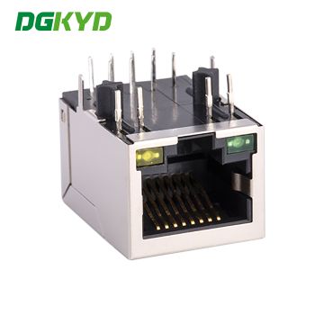 Quality KRJ-138ENL 8p8c Network 100 megabit cat6 RJ45 Connector with internal magnetics for sale