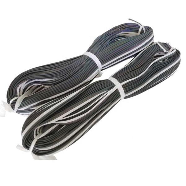 Quality High Light Reflective Silver Rainbow Color Reflective Yarn 2mm / 3mm for sale
