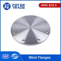 Quality Class 600 ASME B16.5 Flange Carbon Steel and Stainless Steel Blind Flanges RF for sale