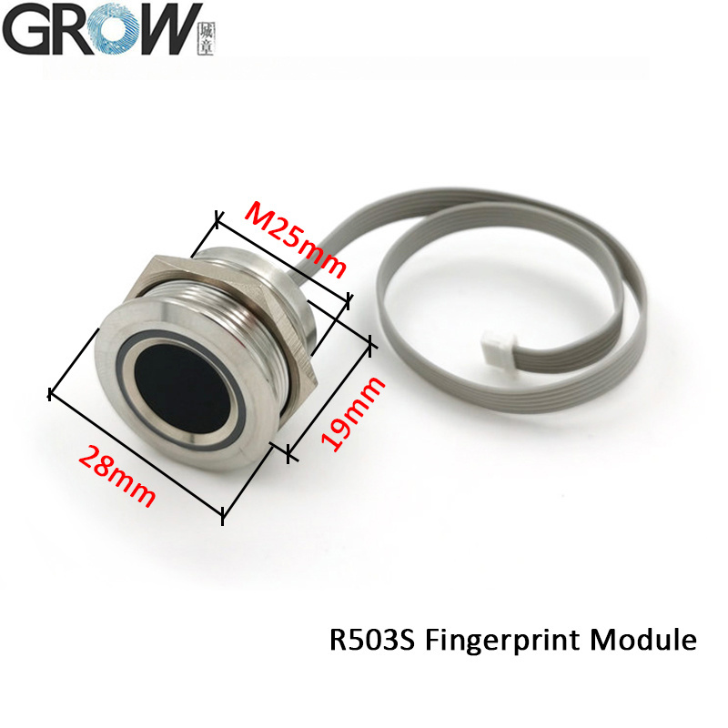 Grow R503s 160*160 Pixel LED Control Capacitive Fingerprint Module Sensor Scanner