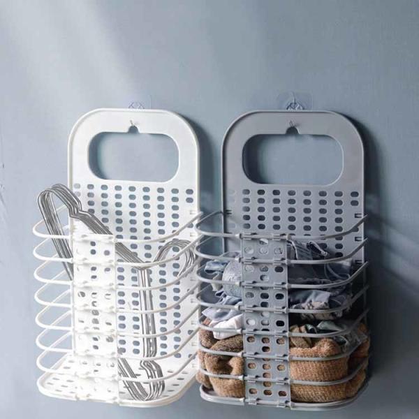 Quality Waterproof Bathroom Collapsible Laundry Hamper Multifunction Wall Mounted for sale