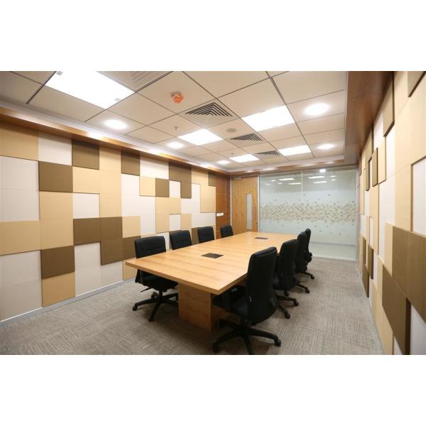 Quality 50mm Fiberglass Fabric Acoustic Wall Panel Sound Absorber for sale