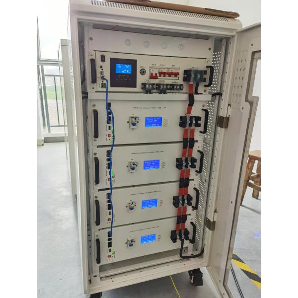 Quality 5kwh 10kwh 20kwh Lifepo4 Lithium Battery Pack Customized Cabinet RS485 For UPS for sale