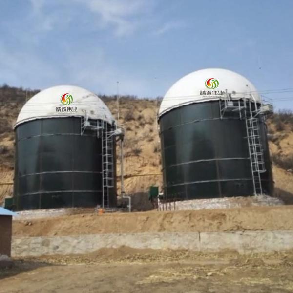 Quality Double Membrane Biogas Holder With Anti Corrossion Special PES PVC PDFE Material for sale