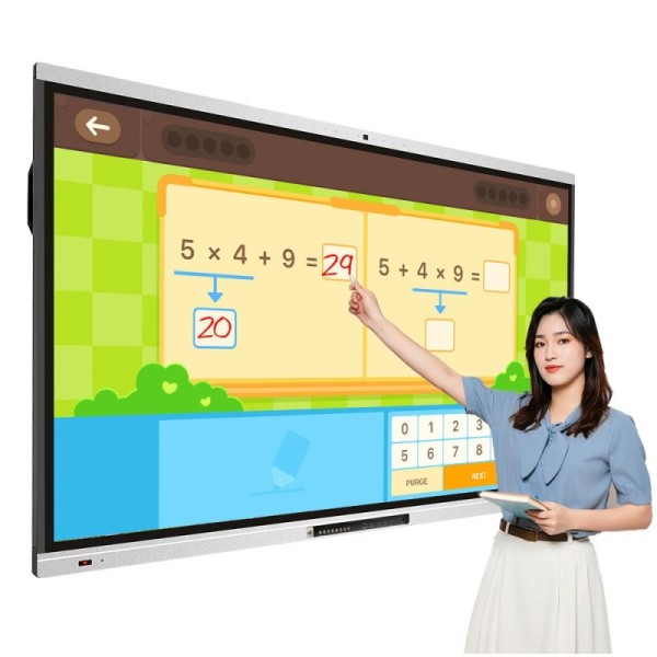 Quality CH Android 14 Smart Board 4K AI Interactive Whiteboard with 20-Point Touch for Kids Meetings 55-110 Inch 1-Year Warranty for sale