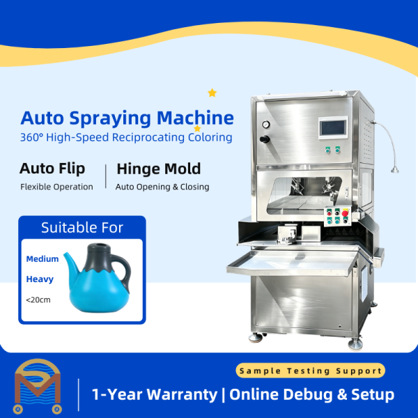 Quality Automatic Spray Painting Machine, Coating Equipment for Plastic Craft Kettle Water-Based & UV Paint Spraying for sale