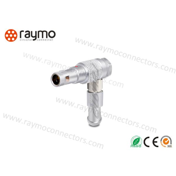Quality Elbow 90 Degree Circular Push Pull Connectors , Cable Mount Connector Multipole for sale