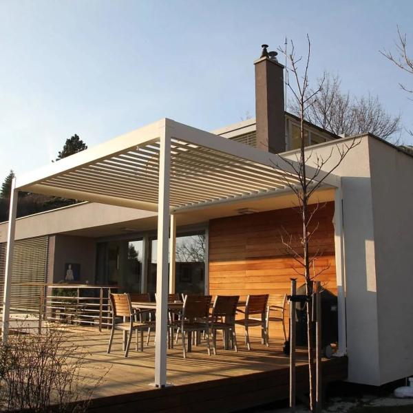 Quality 4x3m Manual/electric Alu.Louvred Pergola for sale