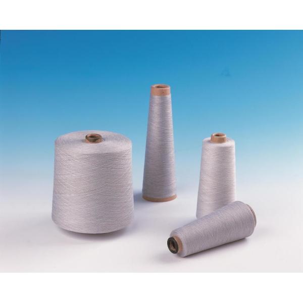 Quality ROHS Stainless Steel 12um Silver Conductive Yarn Oxidation Resistant for sale