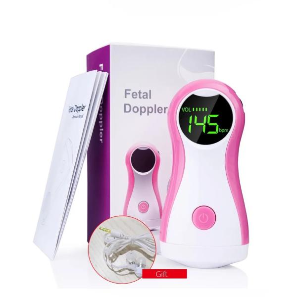 Quality Mini Prenatal Fetal Doppler Ultrasound Equipment Baby Heartbeat Monitor for sale