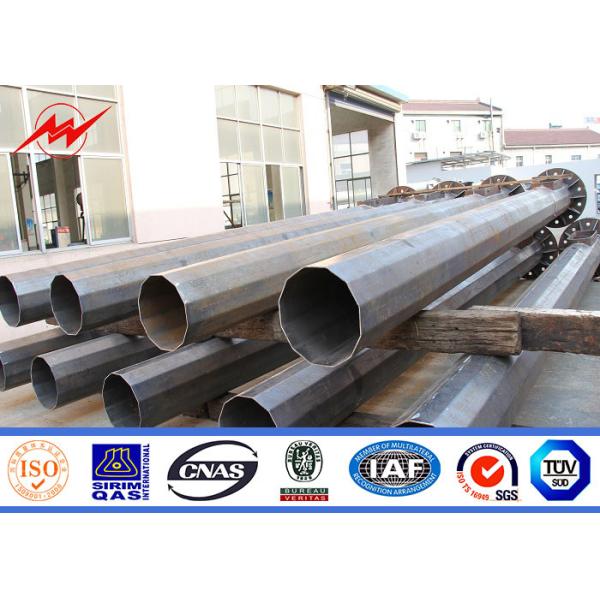 Quality 25m blasting stadium high mast pole seaport lighting with winch for sale