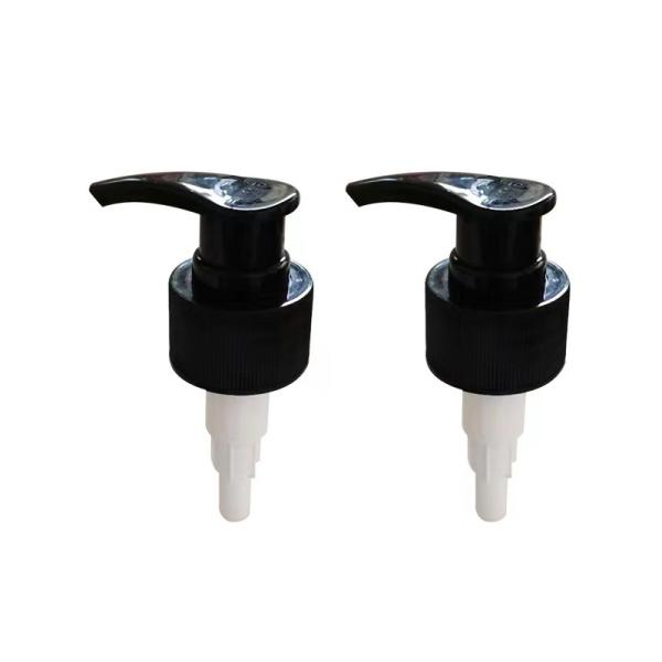 Quality 24mm 28mm Custom Color Ribbed Closure PP Plastic Lotion Pump for sale