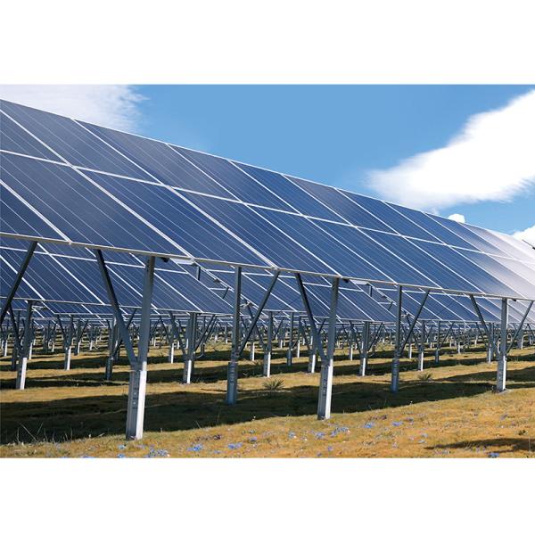 Quality Hot-dip Galvanized Steel Photovoltaic Mounting System Ground Solar Bracket for sale
