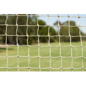 Quality Customized Mesh Size 10m X 3m White Balcony Protection Knotted Netting Cat for sale