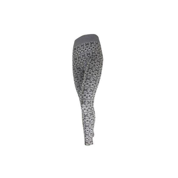 Quality Polyester Spandex Snow Flake Fleece Lined Leggings Womens for sale