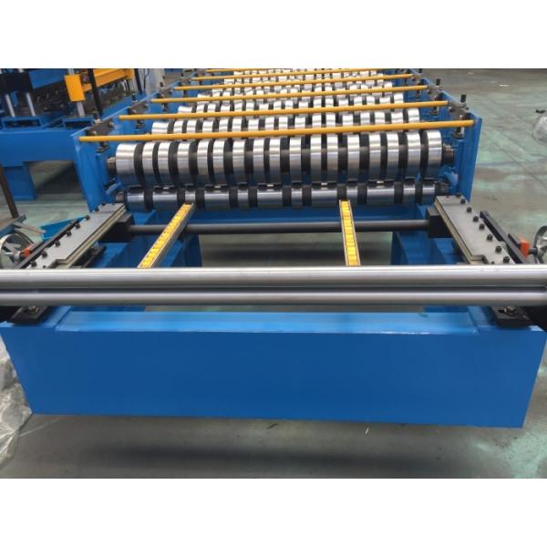 Quality Panel Glazed Tile Roll Forming Machine One Complete Chain with Decoiler 5-8m/min for sale