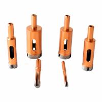 Quality 6mm - 30mm Diamond Core Bit / Diamond Tip Hole Saw 6pcs Set Orange Painting for sale