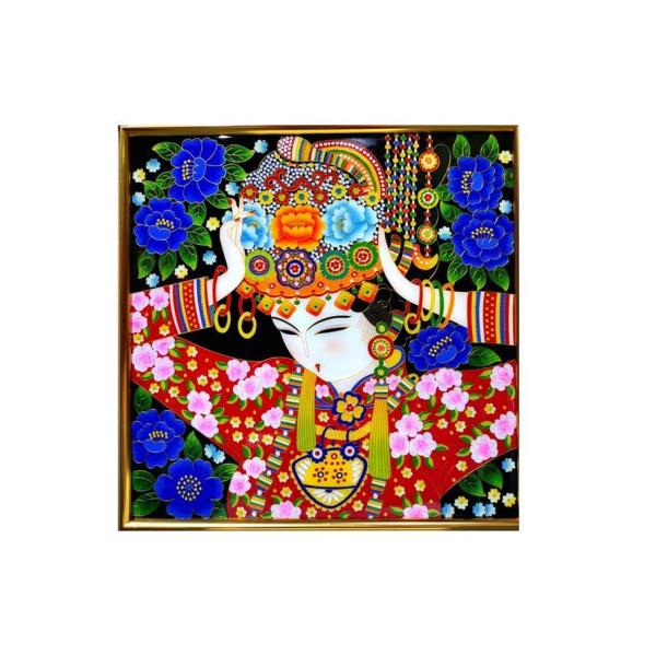 Quality Rectangular National Characteristics Metal Murals Wall Decoration for sale