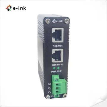 Quality 80~320vdc Power Input 36W Industrial Gigabit Poe Injector for sale