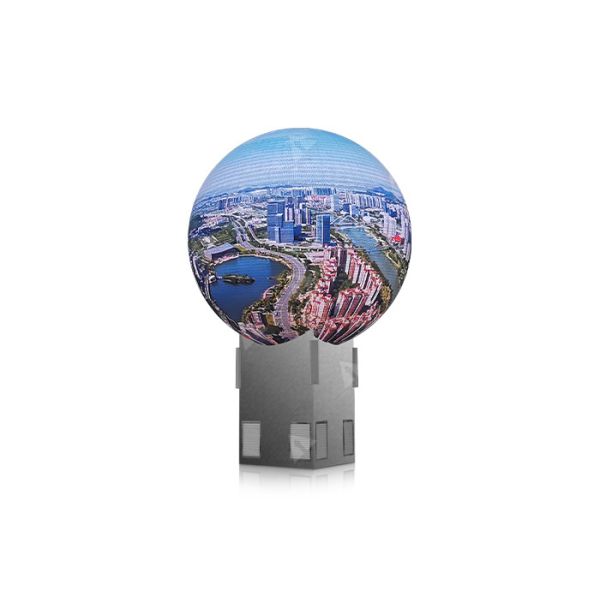 Quality Dia 2.5m Outdoor Spherical Screen APEXLS Display Sphere 5000 Nits for sale