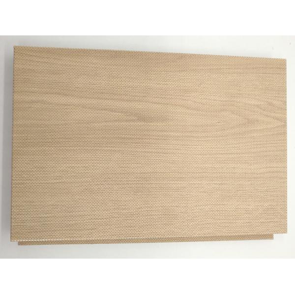 Quality Multipurpose Hall Timber Microperforated Aluminium Composite Soundproofing for sale