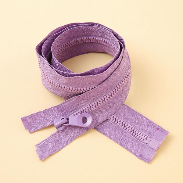 Quality Industrial Grade #5 Resin Coil Zipper Open End Design For Workwear for sale